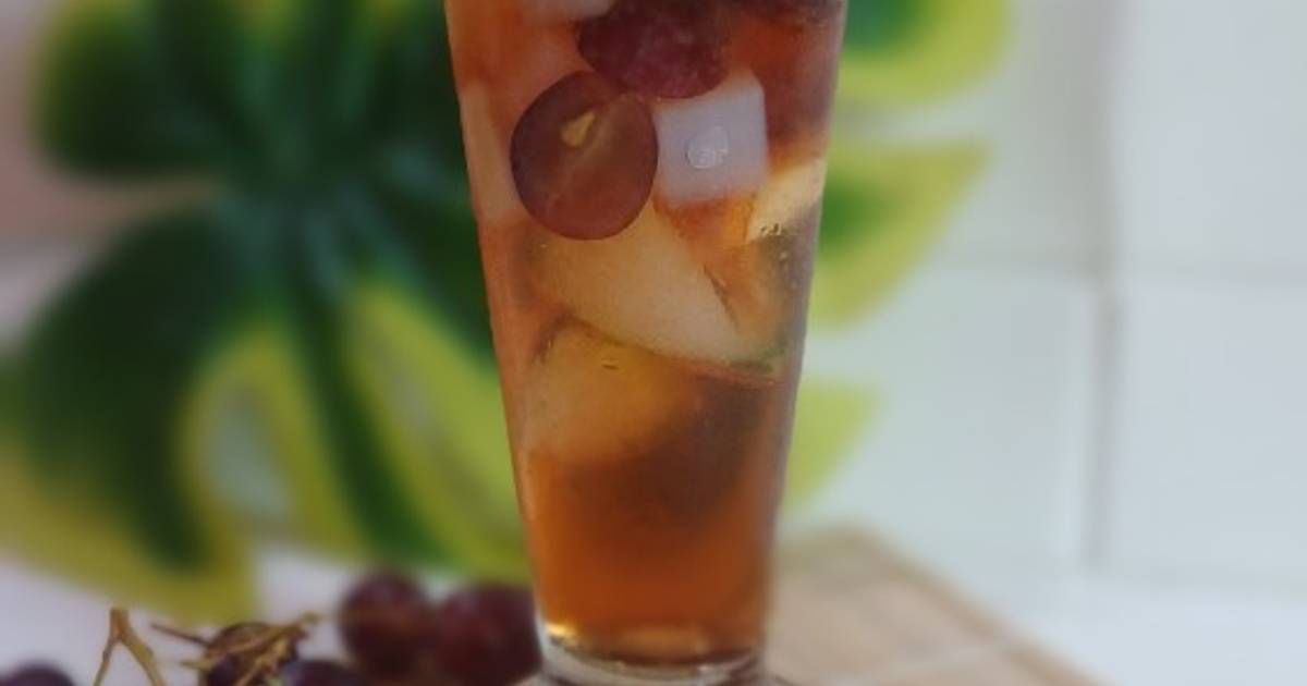 37 resep teh anggur enak dan mudah - Cookpad