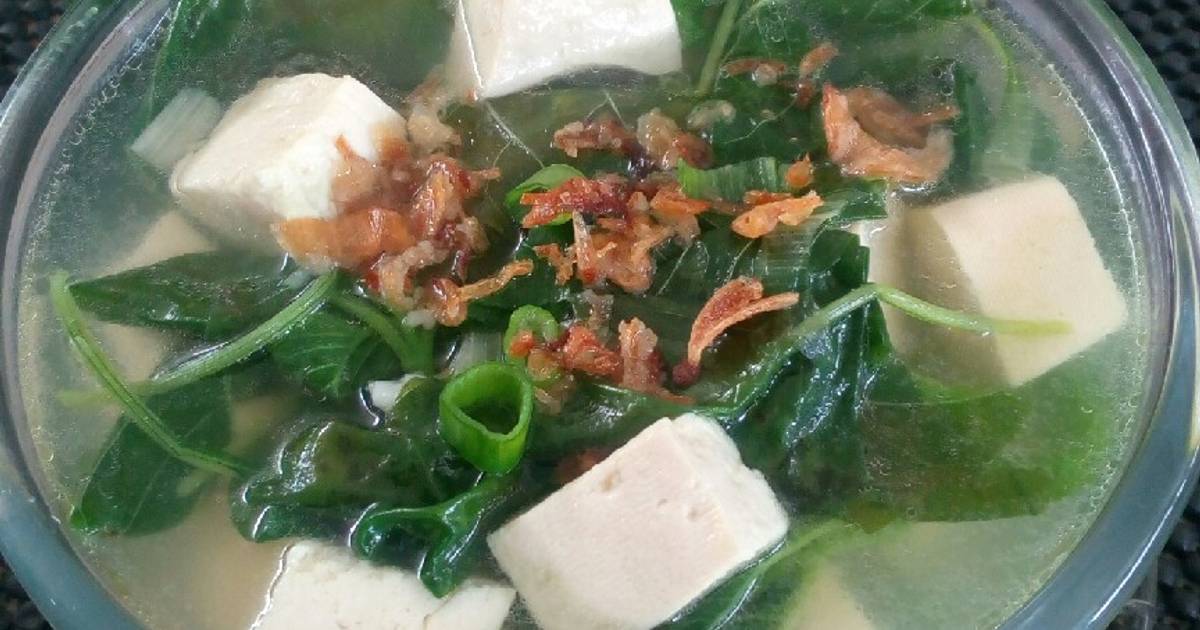Resep Sup Bayam Tahu oleh Ria Harsanti - Cookpad