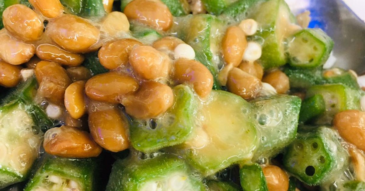 Okra & Nato Keto Recipe by Amanda Yu - Cookpad