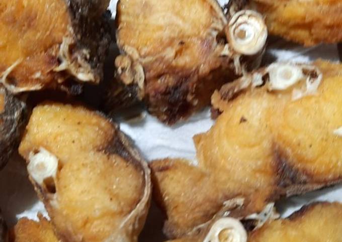 Pescado frito (surubí) Receta de Susana Muzio - Cookpad