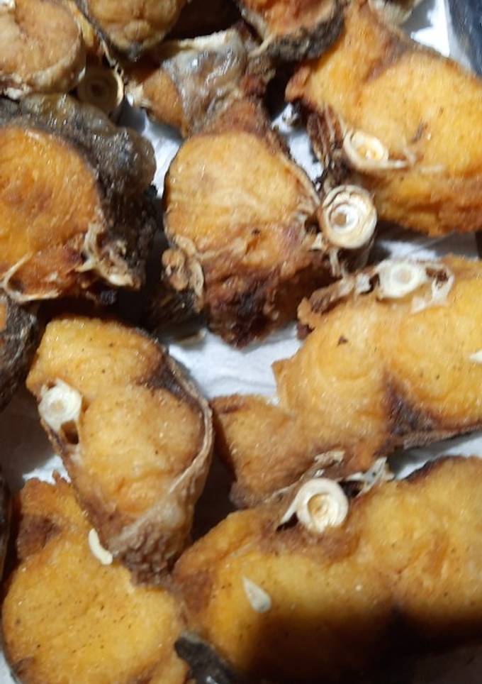Pescado frito (surubí) Receta de Susana Muzio