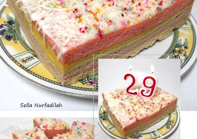 Resep RAINBOW CAKE STEAM SIMPLE, MUDAH, DAN ENAK (tanpa timbangan) oleh ... Resep RAINBOW CAKE STEAM SIMPLE, MUDAH, DAN ENAK (tanpa timbangan) oleh ...