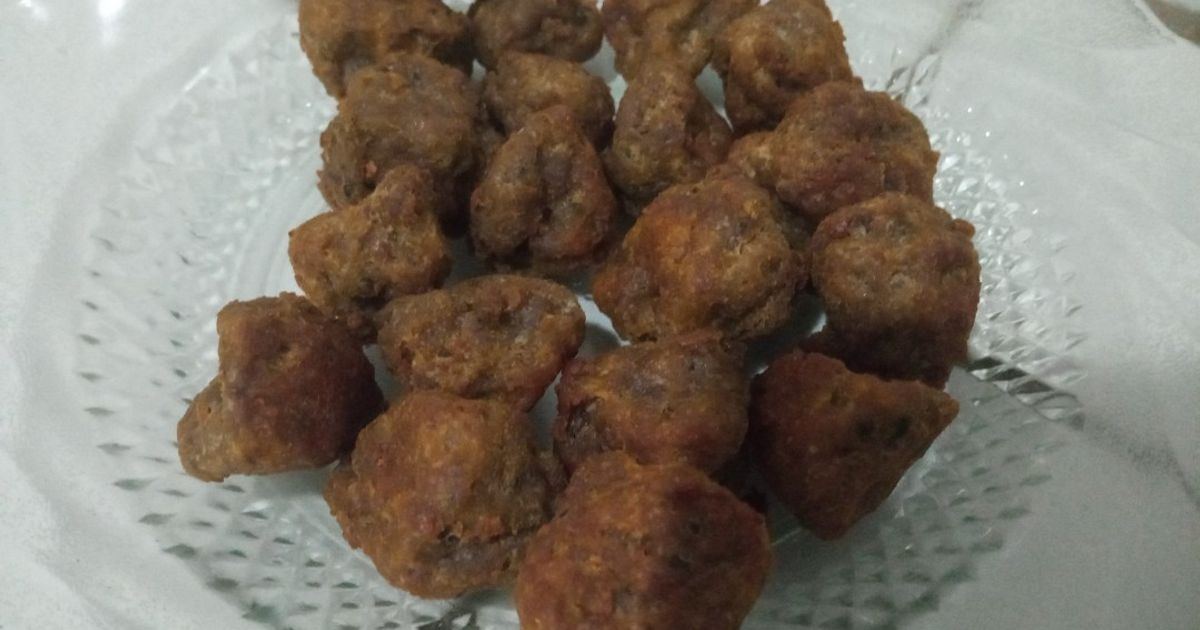 Resep bakso crispy tepung rumahan enak dan mudah - Cookpad