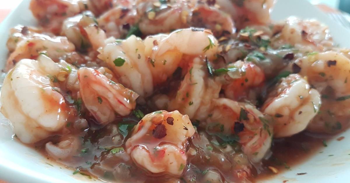 Ceviche de Camarón Receta de Oscar Niño- Cookpad