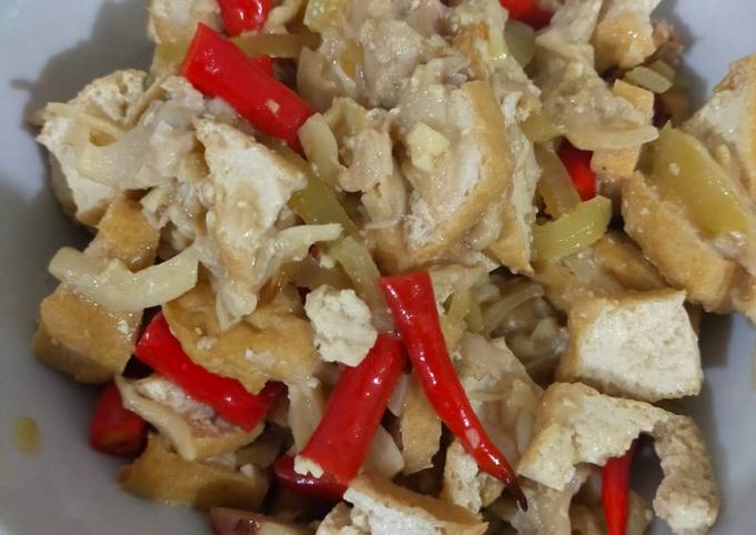 Resep Ide Menu Harian: Tumis Tahu Jamur oleh Dapur Benanga - Cookpad