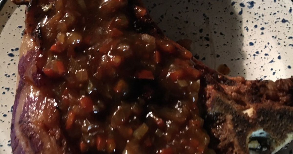 Tomahawk Con Salsa Al Whisky Recipe by @cocinerodeamigos