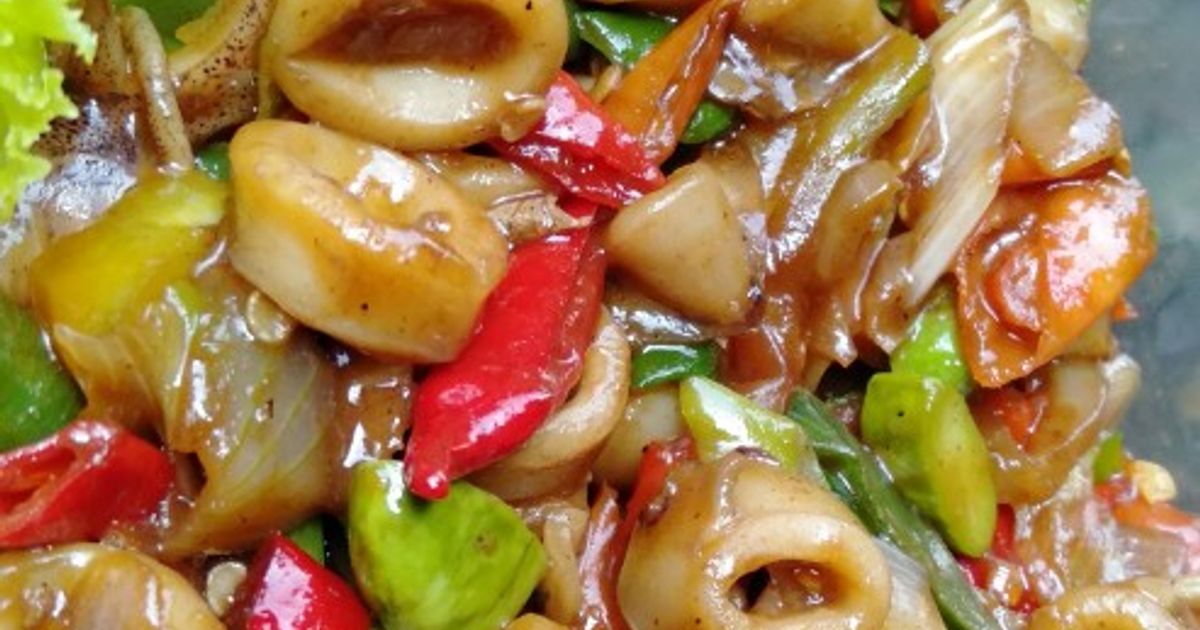 Resep Cumi Petai Pelangi oleh Mama Poo ️ - Cookpad