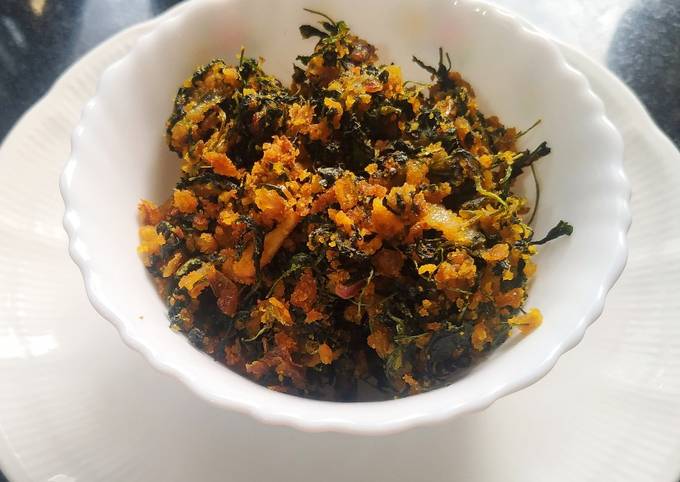 Methi Besan Sabzi Recipe by Prajakta Patil - Cookpad