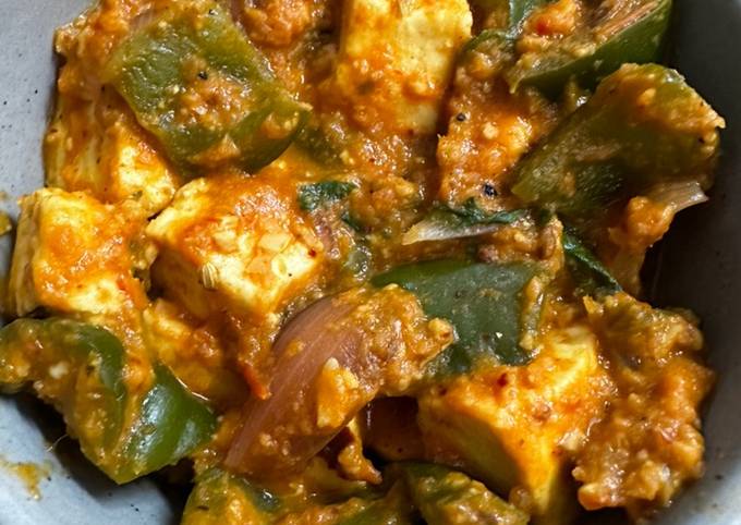 Kadhai paneer Recipe by Arzoo Sahni - Cookpad