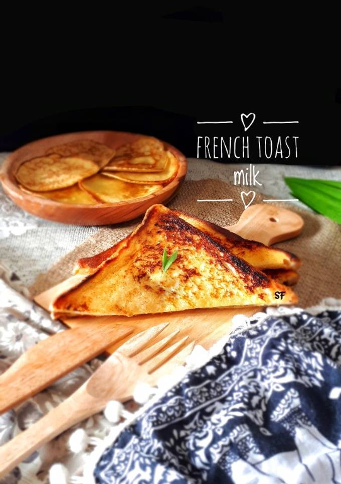 Resep French toast milk // Roti bakar susu oleh sonya firgiana // Onya ...