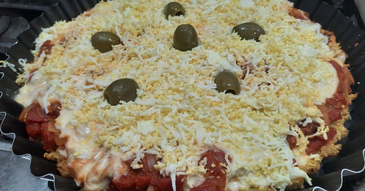 pizzas base de coliflor - 99 recetas caseras- Cookpad