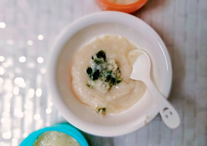 Resep Bubur Sup Bayam Tofu MPASI 6 Bulan Day 14 oleh Fey_Pawonmungil ...