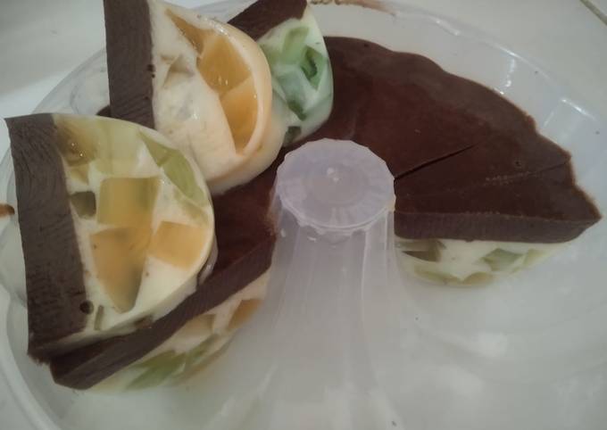 Resep Puding Mozaik lapis cokelat oleh Ibun.Dian ( Dian Lestari ) - Cookpad