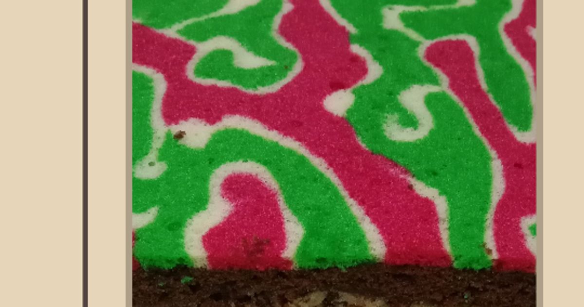 Resep Trio Choco Moca Batik Cake oleh Ami Siti Maryam - Cookpad