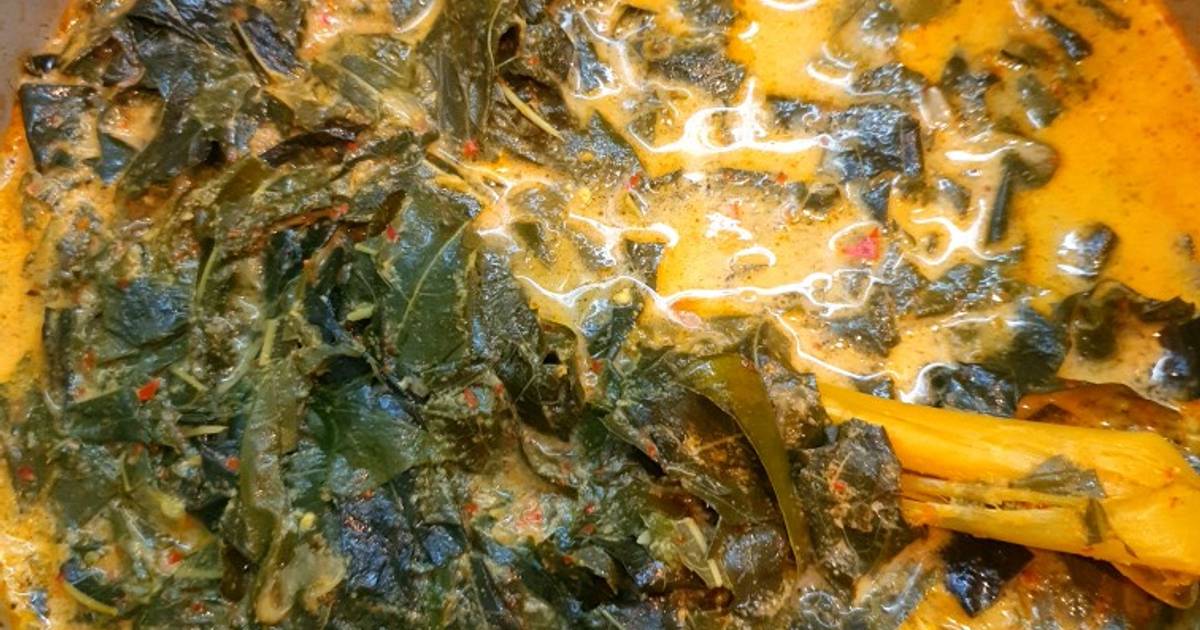 Resep Gulai Daun Singkong Padang oleh Kartika Sari - Cookpad