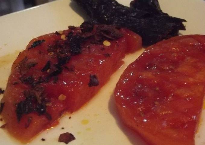 Sandía asada con miel de maguey, limón y chile pasilla para pescado ...