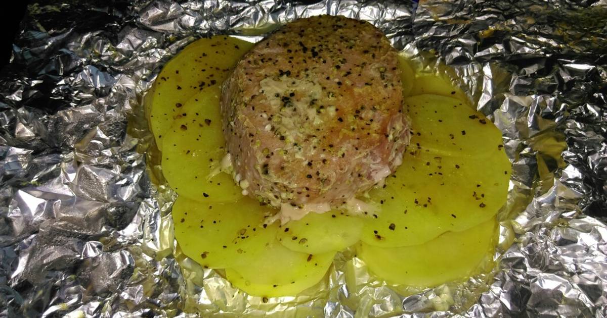 Atún con papas al horno Receta de Vila Vicente- Cookpad