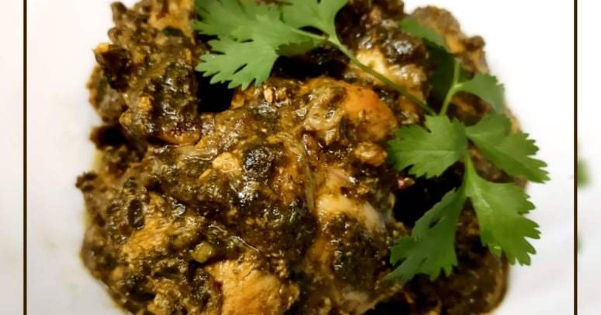 Keya Mandal দ্বারা পালক চিকেন (Palak Chicken recipe in Bengali) রেসিপি ...