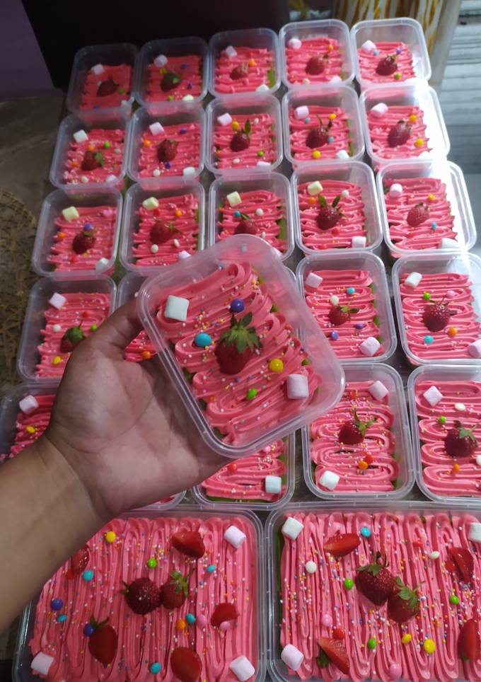 Resep Mini Cake / Tart Mini / Dessertbox / Bolu Matcha oleh Rahma Aminarto - Cookpad