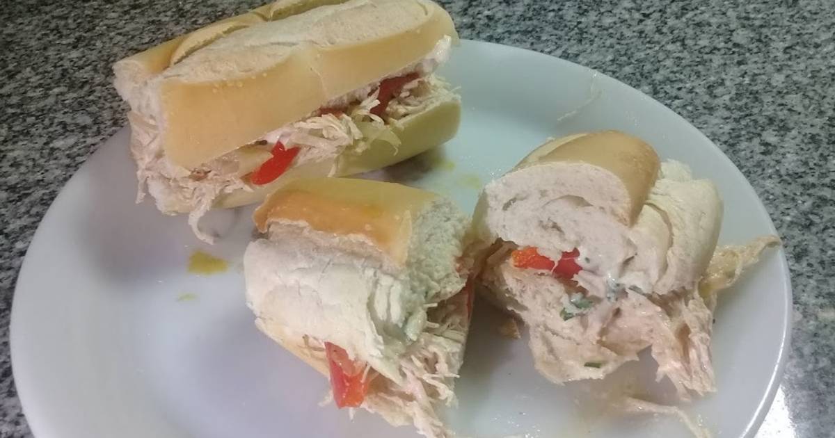 Sandwich de pollo - 168 recetas caseras - Cookpad