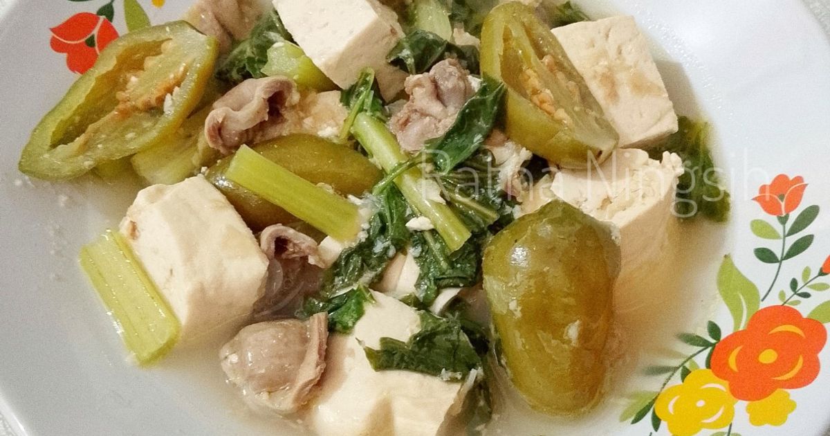 Resep Sayur Tahu Cabe Gendot oleh Ratna Ningsih - Cookpad