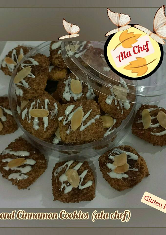 Resep Almond Cinnamon Cookies (ala chef) oleh Ala Chef - Cookpad