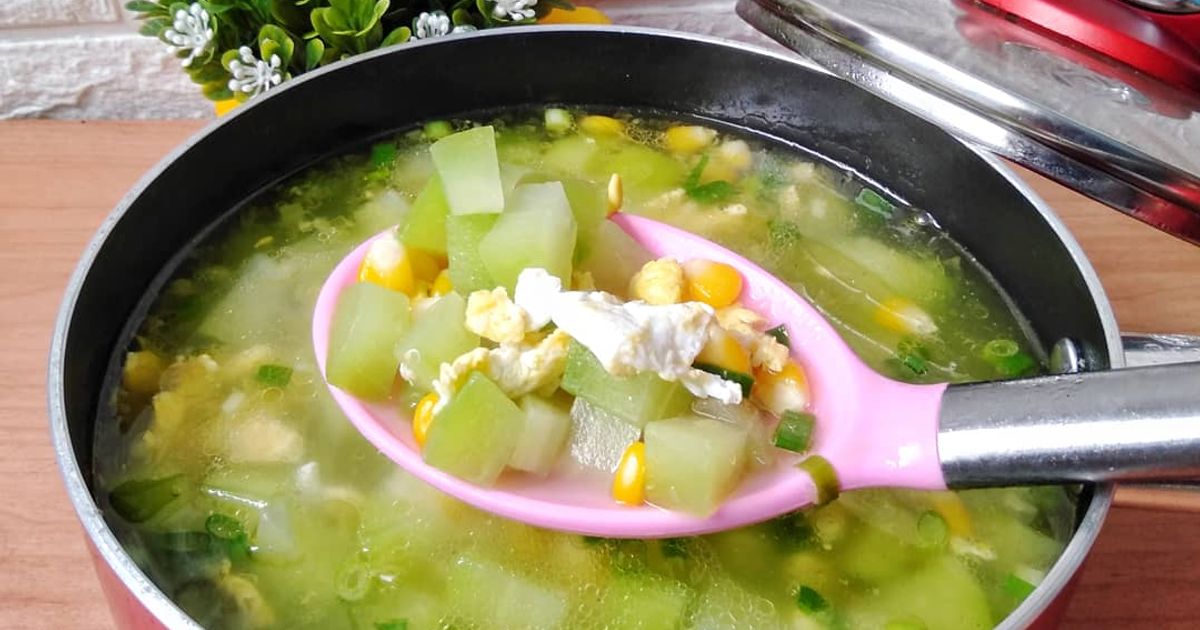 Resep soup labu siam rumahan enak dan mudah - Cookpad