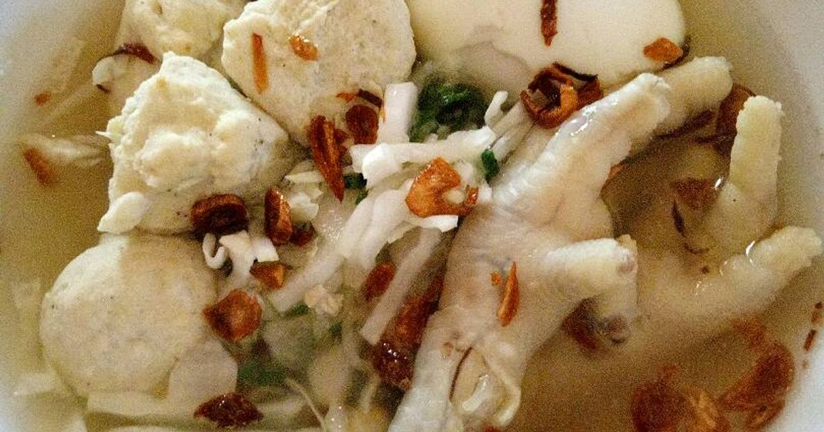 Resep menu diet enak bakso ayam rumahan enak dan mudah - Cookpad
