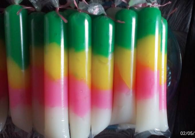 Resep Es mambo rainbow oleh bunda fathir - Cookpad