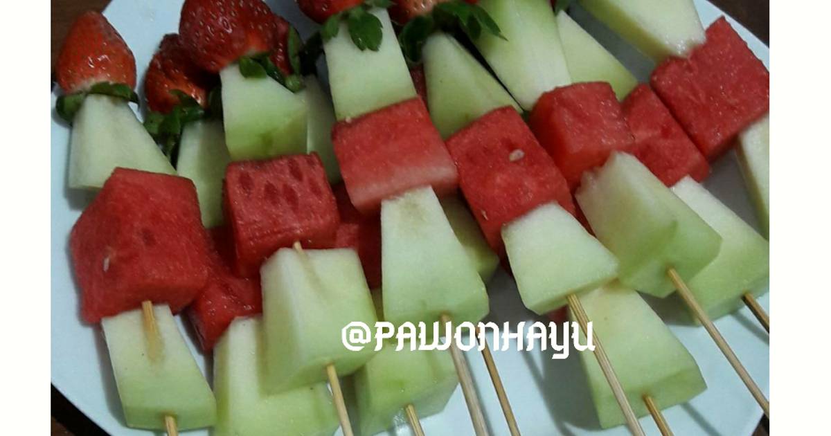 Resep Sate Buah oleh Pawonhayu - Cookpad