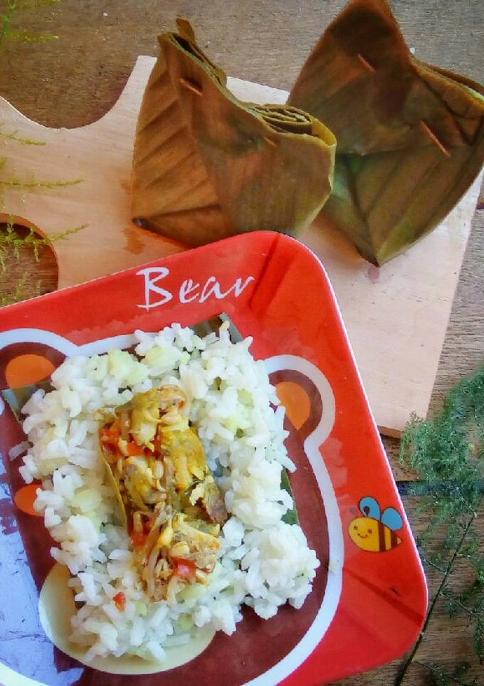Resep Nasi Pepes Ikan Tuna (mpasi for baby) oleh Tati SoLina - Cookpad