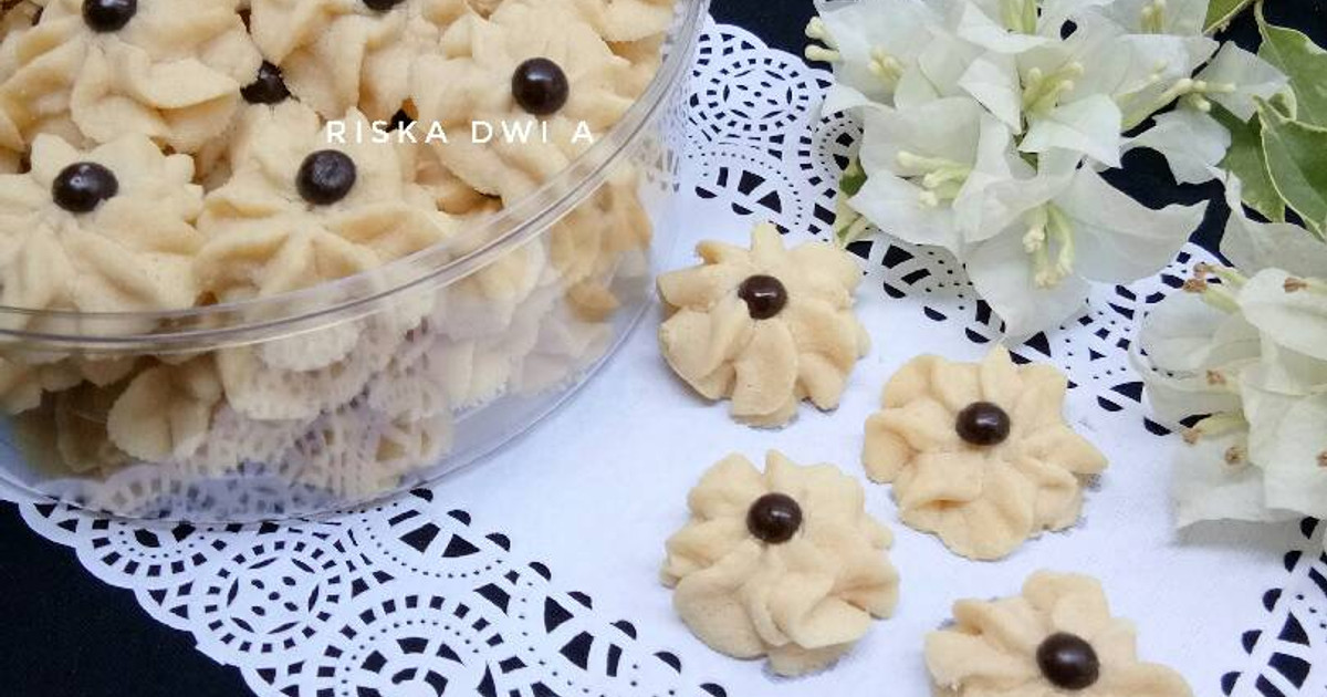 Resep Semprit Susu 3 Bahan oleh Riska Dwi A - Cookpad