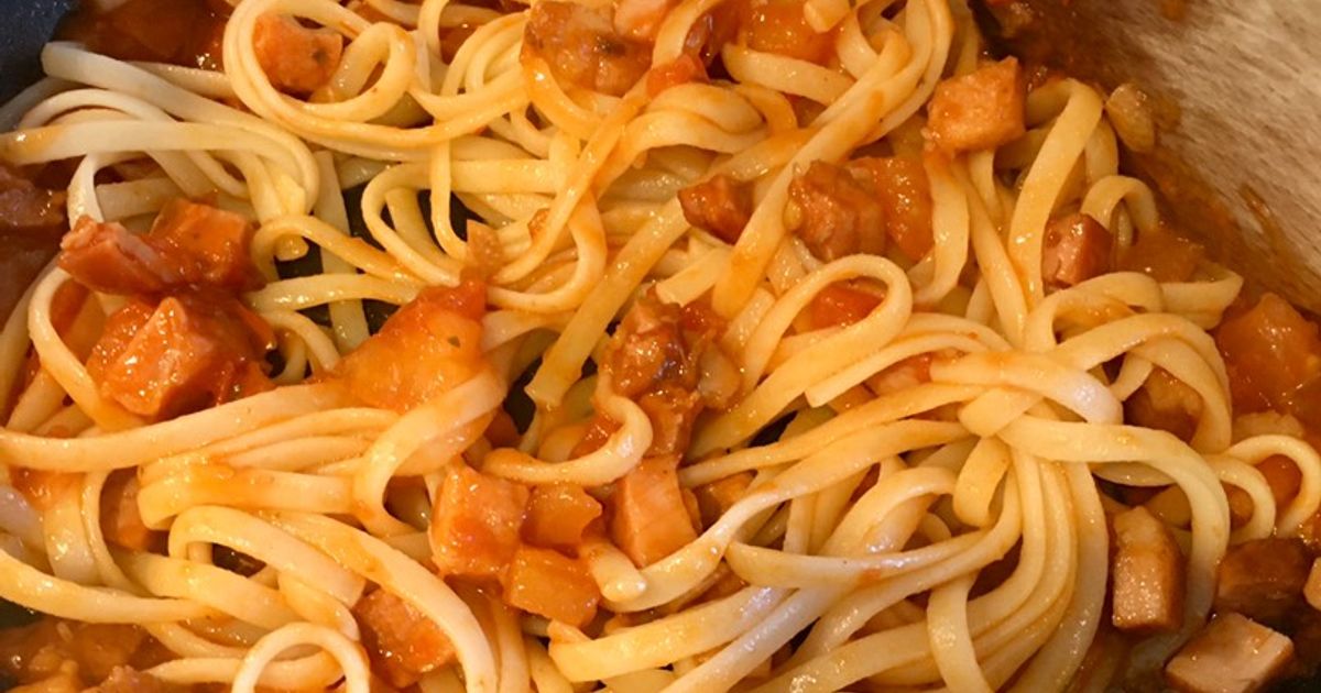 Gammon Leftovers Pasta Recipe by Sonia - Cookpad