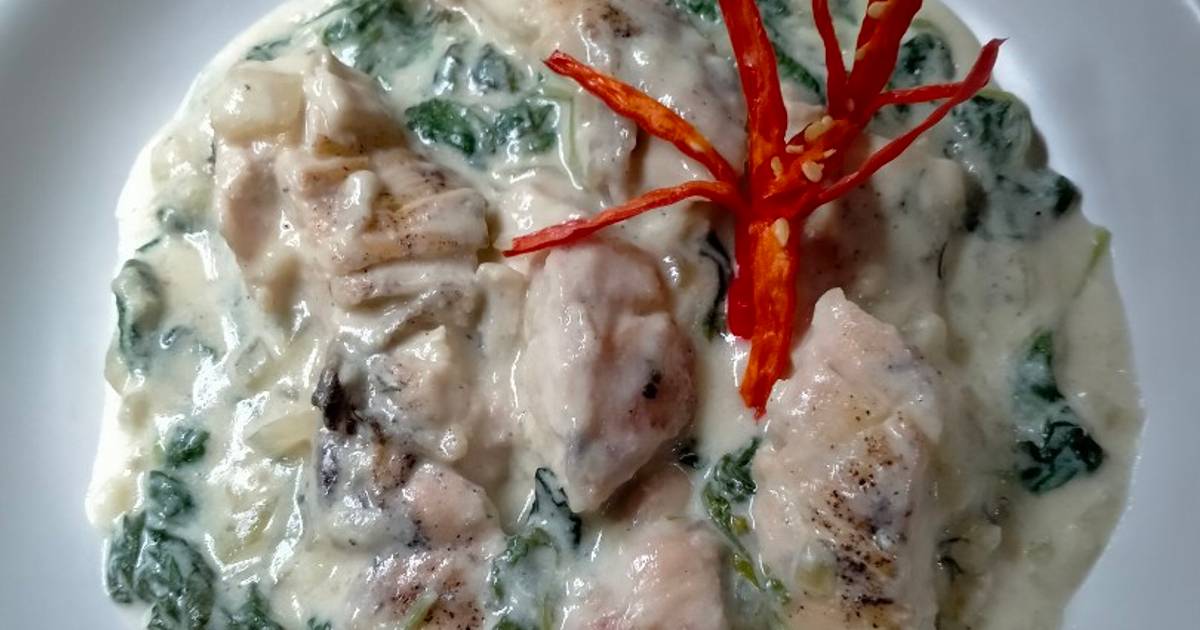525 resep olahan bayam creamy enak dan mudah - Cookpad