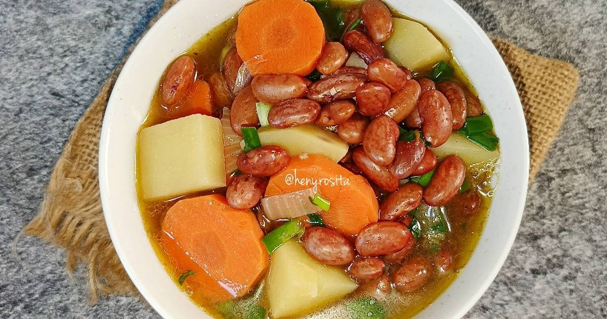 Resep Sup Kacang Merah Kentang Wortel oleh Heny Rosita - Cookpad