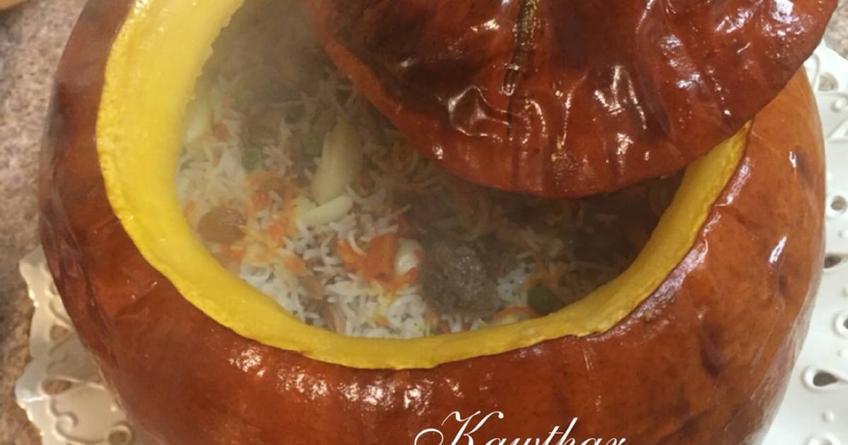 طريقة عمل قرع أحمر محشي مندي على اصولها بطريقة سهلة وسريعة من KawThar ...