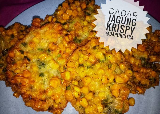 Resep Dadar Jagung Crispy oleh DapurCitra - Cookpad