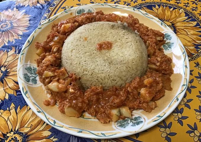 Riz à l'ail et macis au bouillon de poularde avec ses panais à la ...