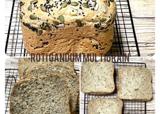 Resep Roti Gandum Multigrain- Breadmaker oleh Jihan Kitchen Log - Cookpad