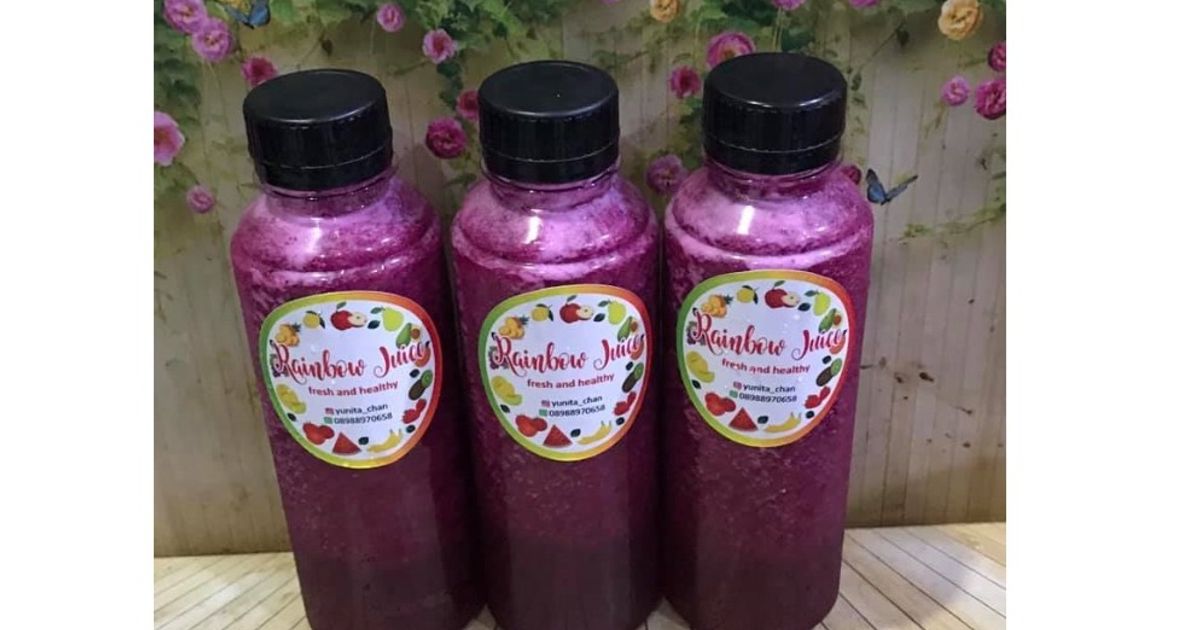 Resep Diet Juice Blueberry Purple Cabbage Dragon Fruit Carrot Tamarillo ...