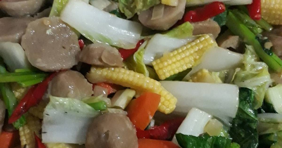 6 Resep Capcay Baso Wortel Jagung Mini Non Msg Enak Dan Mudah Cookpad