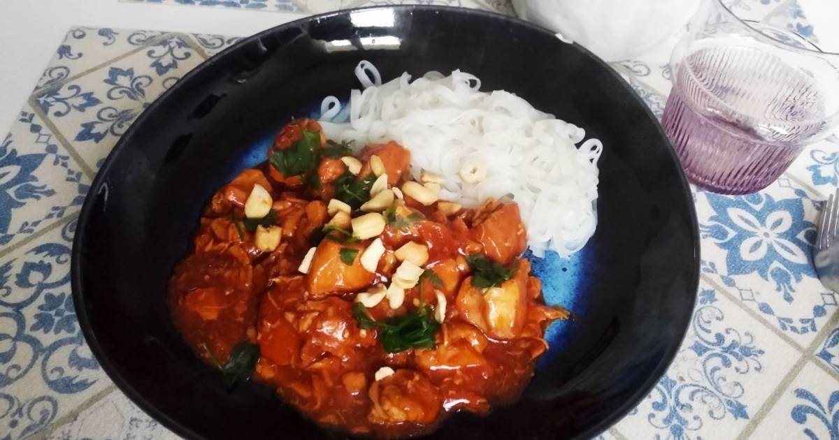 Pollo Thai con anacardos Receta de Rafael Guzman Gonzalez- Cookpad