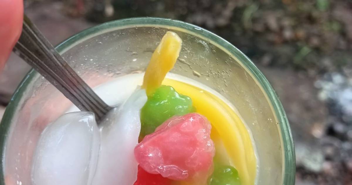 Resep Thap Thim Krop atau Es Merah Delima atau Thai Red Ruby oleh lisa ...