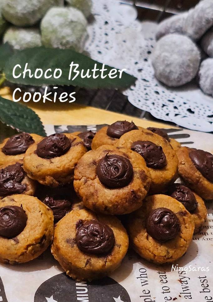 Resep Choco Butter Cookies 🍪😋 oleh Saras - Cookpad