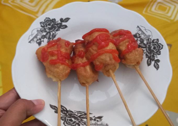 Resep Corndog Sosis Mini Empuk oleh Eksperimen Kuy! - Cookpad