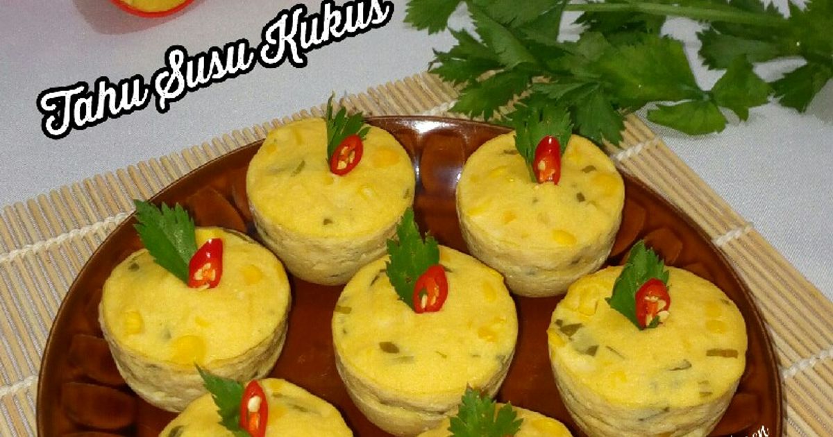 Resep kukusan jagung dan tahu rumahan enak dan mudah - Cookpad