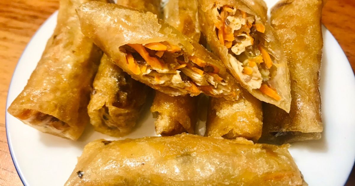 Vegetarian Fried Spring Rolls Recipe By Nguyen Thanh Mai