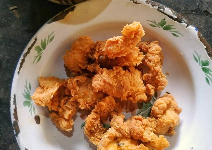 Resep Ayam mini crispy oleh Saluna Mahira - Cookpad