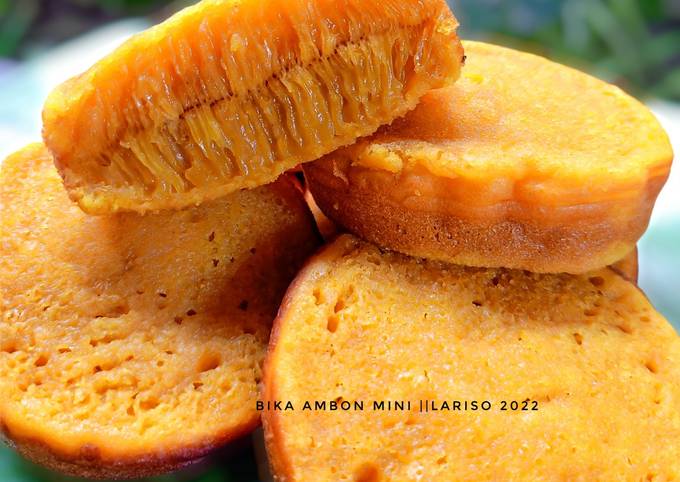 Resep Bika Ambon Mini Ekonomis Lembut Bersarang oleh Resintaw - Cookpad