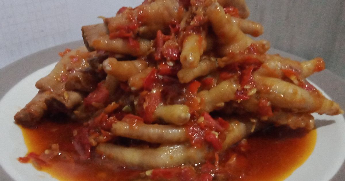 Resep Ceker Mercon oleh Sriati Wahyudi - Cookpad
